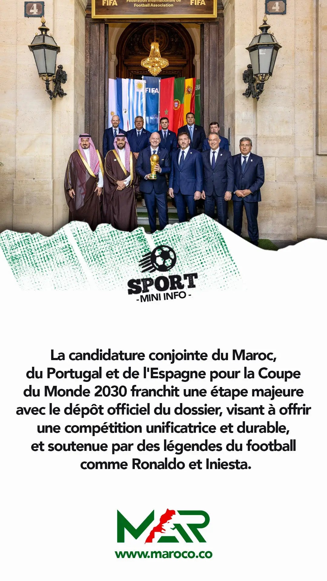 Candidature Maroc-Portugal-Espagne pour la Coupe du Monde